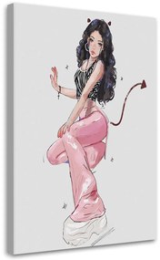 Gario Obraz na plátně Žena s ocasem - Vivian Lihonde Rozměry: 40 x 60 cm