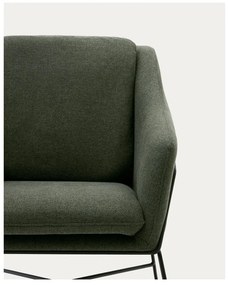 Zelené křeslo Brida – Kave Home