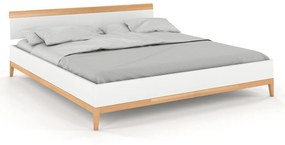 Dřevěná postel Livia - zvýšená  , Buk přírodní, 200x200 cm