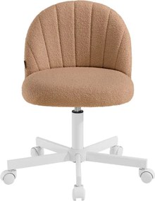 Kosmetická židle s kolečky TEDDY OBGB35027K101 hnědá