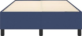 Rám postele s boxspringem modrá 120x200 cm textil 3120852