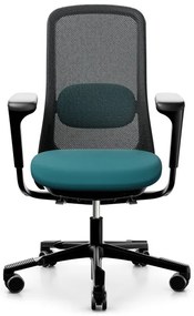 HÅG - Židle SOFI 7500 černá s područkami, vyšší sedák