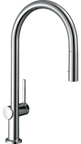 Hansgrohe Talis M54 Dřezová baterie, stojánková se sprškou, sBox, chrom 72801000