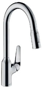 Hansgrohe Focus M42 - Dřezová baterie M429-H220 s výsuvnou sprškou, chrom 71800000