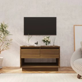 TV skříňka hnědý dub 70 x 41 x 44 cm kompozitní dřevo