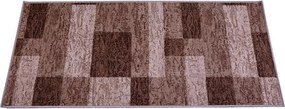 Kusový koberec  ICONA hnědá 67 x 250 cm