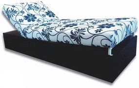 Jednolůžková postel (válenda) 80 cm Darcy (Černá 39 + Stela). 793073