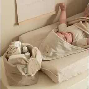 Little Dutch Košík pletený malý Pure Soft Beige