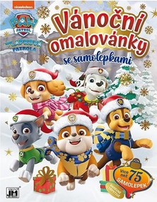 Jiri Models Vánoční omalovánky se samolepkami Tlapková patrola