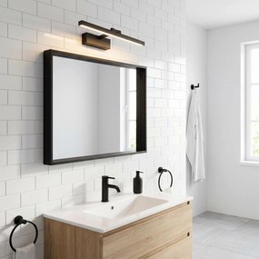 Toolight Rea, Koupelnové nástěnné LED svítidlo APP1866-1W 40 cm Black, OSW-66022