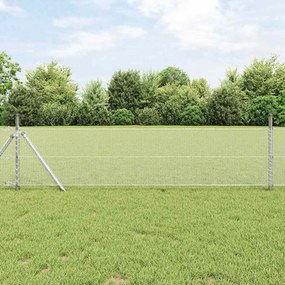 Hexagonální kotvení plotu 25 x 0,5 m Pozinkovaná ocel Stříbrná 3352942