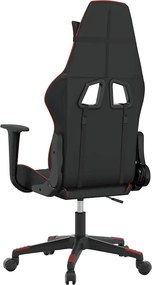 Herní židle černá a vínová umělá kůže 3143760