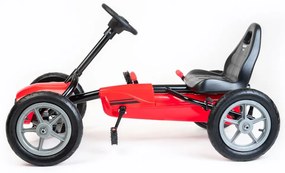 Dětská šlapací motokára Go-kart Baby Mix Buggy červená