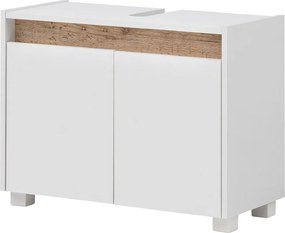 Schildmeyer Skříňka pod umyvadlo »Cosmo«, moderní otevírání dveří bez úchytek. (perleťově bílá, Breite 80 cm)