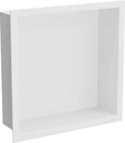 Mexen X-Wall-R výklenková police s límcem 30 x 30 cm, bílá - 1920303010