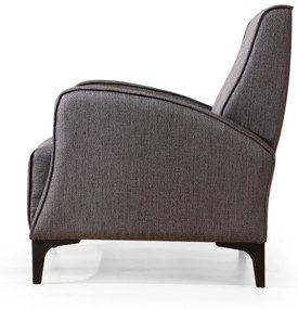 Atelier del Sofa Křeslo Petra - Anthracite, Antracitová