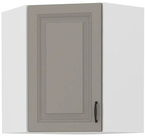 Kuchyňská Skříňka STILO CLAYGREY/BÍLÝ 60X60 GN-72 1F (45°)