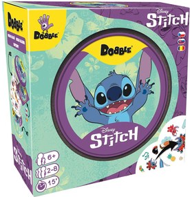 ASMODEE Hra postřehová Dobble Stitch v plechové krabičce *SPOLEČENSKÉ HRY* asdobsti07m
