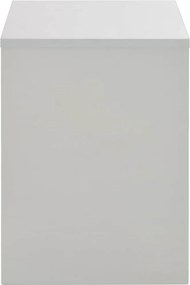 Toaletní stolek se zrcadlem a stoličkou šedý 104 x 45 x 131 cm 283744