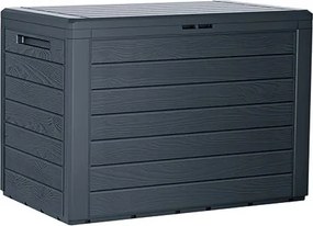 Zahradní box WOODEBOX 190 l - antracit 78 cm PRMBWL190-S433