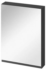 Cersanit Moduo, zrcadlová závěsná skříňka 60x14x80 cm, antracitová matná, S590-072-DSM