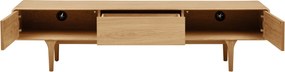 House Nordic TV stolek DARWIN světlý 180x45 cm