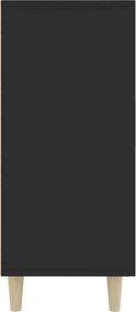 vidaXL Příborník 90 x 34 x 80 cm kompozitní dřevo [812493] Barva: Černá