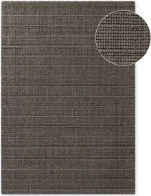 Tmavě šedý/tmavě hnědý ručně tkaný vlněný koberec 80x150 cm Camden Parker – Ted Baker