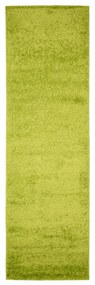 Kusový koberec shaggy Parba zelený atyp 80x300cm