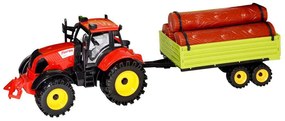 Wiky Traktor s vlečkou 45 cm Červený