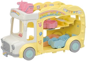Sylvanian families 5744 duhový školkový autobus