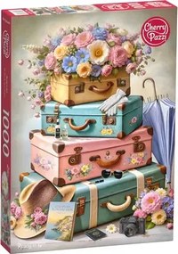 CHERRY PAZZI Puzzle Připraveni k odchodu! / 1000 dílků / 50 x 70 cm