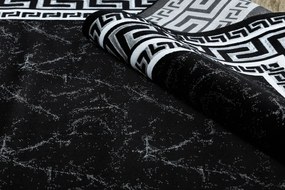 Kusový koberec Gloss 2813 87 greek black/grey, 280x370, čiernobiela, chodba / predsieň, Dywany Łuszczów