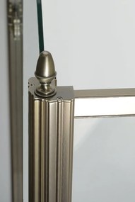 Gelco ANTIQUE boční stěna 900mm, ČIRÉ sklo, bronz GQ5690C
