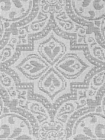 NORTHRUGS, Kusový koberec Duet Rosel 106251 White/Gray - na ven i na doma, 200x290, šedá, chodba / předsíň