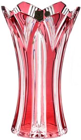Váza Lotos, barva rubín, výška 205 mm