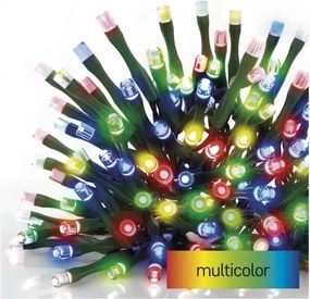 EMOS LED vánoční řetěz 4m, venkovní i vnitřní multicolor, časovač D4AM01