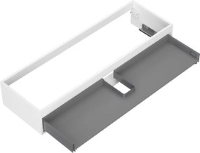 Mexen Box-A, závěsná skříňka, 140 cm, 1 zásuvka, bílá matná, 91AX0-1400-235-1-01