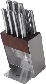 iPureHome 10-dílná sada kuchyňských nožů nerez se stojanem