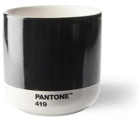 Černý porcelánový šálek na cappuccino 175 ml Black 419 – Pantone