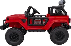 Ramiz Terénní autíčko OFF-ROAD 3.0 pro děti červené + dálkové ovládání + plynulý start + pásy + audio LED