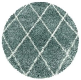 Ayyildiz koberce Kusový koberec Alvor Shaggy 3401 blue kruh - 160x160 (průměr) kruh cm