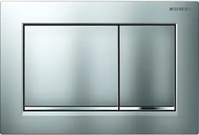 Geberit Omega20 matný chrom/lesklý chrom / Ovládací tlačítko splachová