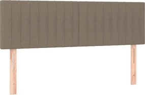 Box spring postel s matrací taupe 140x190 cm textil 3140773