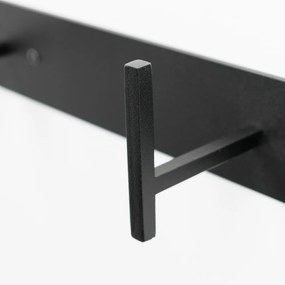 Černý kovový nástěnný věšák Chapman – Spinder Design
