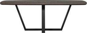 Jídelní stůl s deskou z dubového dřeva 100x220 cm Tablo – WOOOD