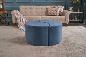 Atelier del Sofa Taburet Alis Puf - Blue, Modrá