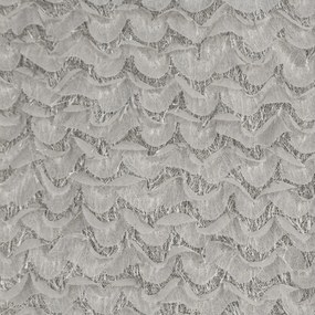 ZÁVĚS NA KROUŽCÍCH TIFFANY 135X250 CM STŘÍBRNÁ