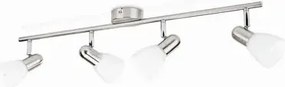 Philips Burlap matný nikl / Bodové svítidlo / 4x E14 / 40W / bez zdroj