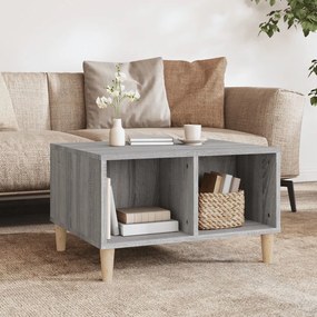 vidaXL Konferenční stolek 60 x 50 x 36,5 cm kompozitní dřevo [821031] Barva: šedá sonoma
